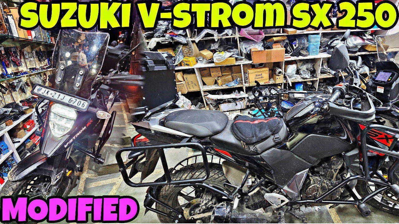 JAMMU se aaye SUZUKI V-STROM SX 250 Special Lekar | Touring Ready ...