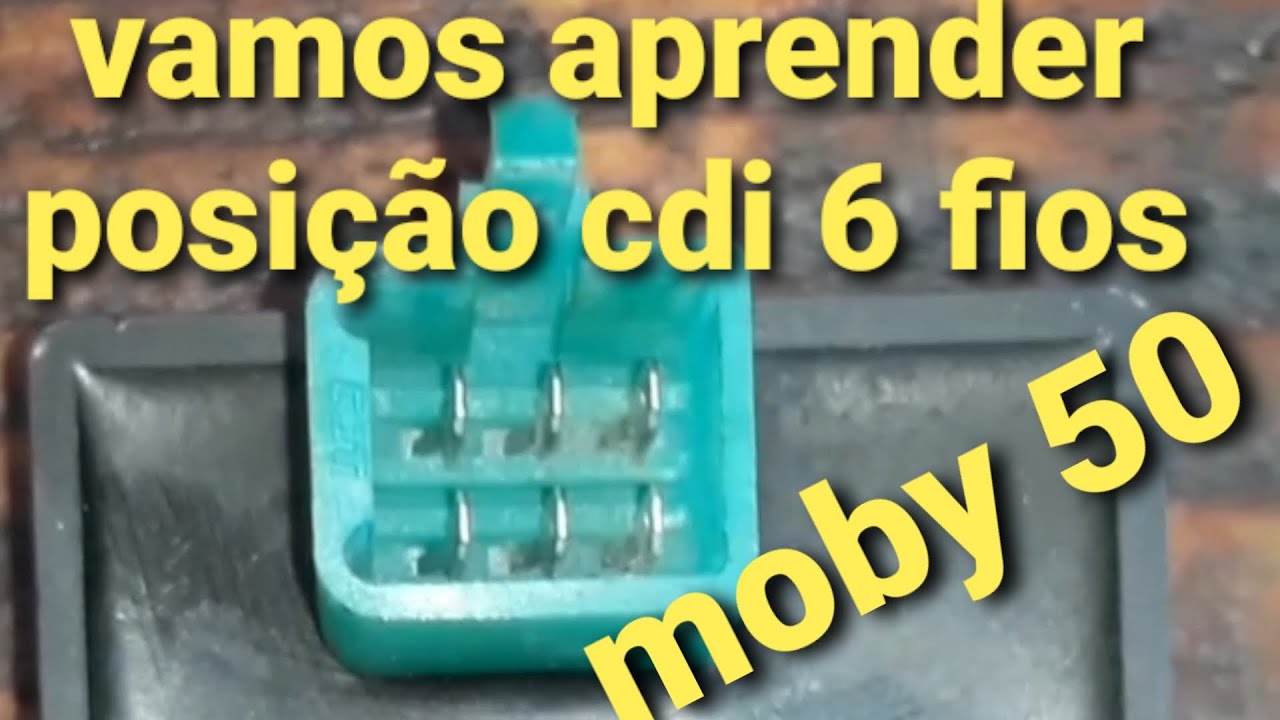 Pinagem , funções e cores dos fios do CDI da MOBY 50 TRAXX - YouTube