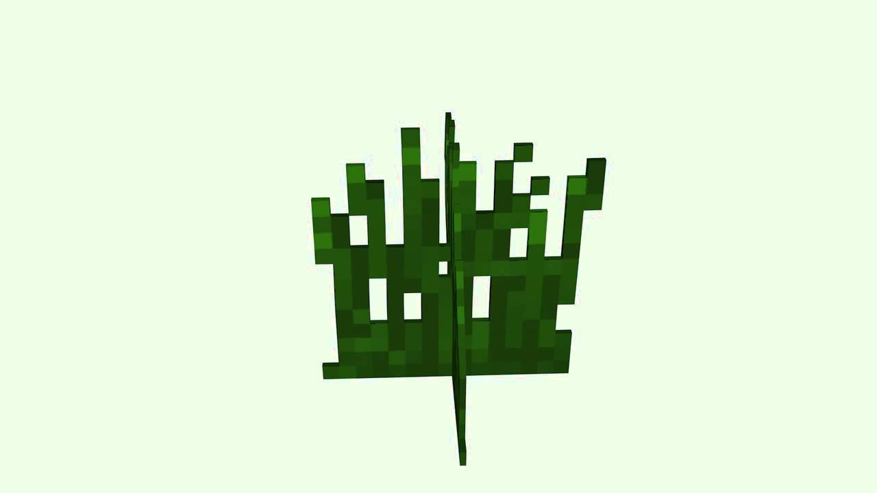 Minecraft Animation - Tall Grass In Wind - YouTube
