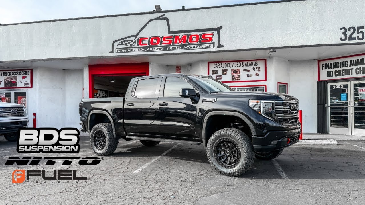 Premium Package: 2025 GMC Sierra AT4 | 4” BDS Lift Kit | 20” Fuel ...