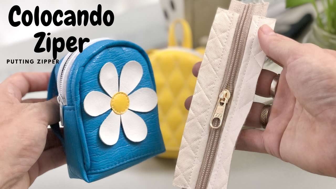 COMO COLOCAR ZÍPER SIMPLES - Costura para INICIANTES - diy - YouTube