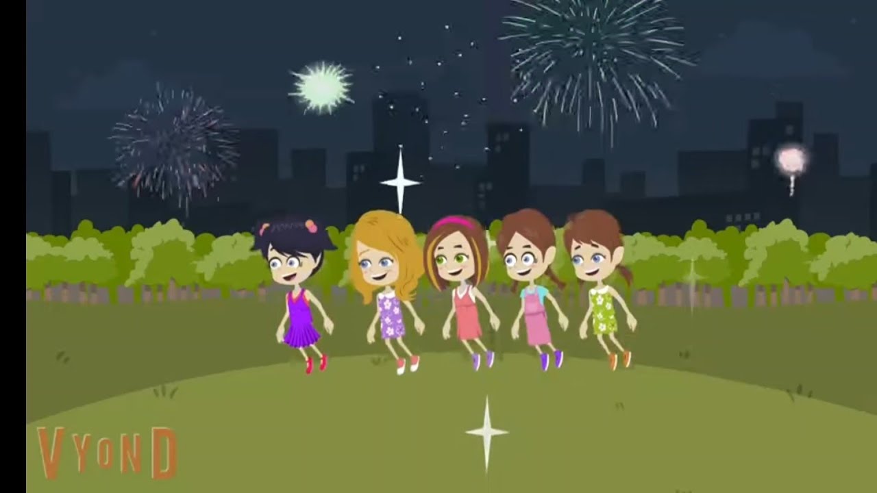 Gabe the slacker: Penelope and her friends see the fireworks - YouTube
