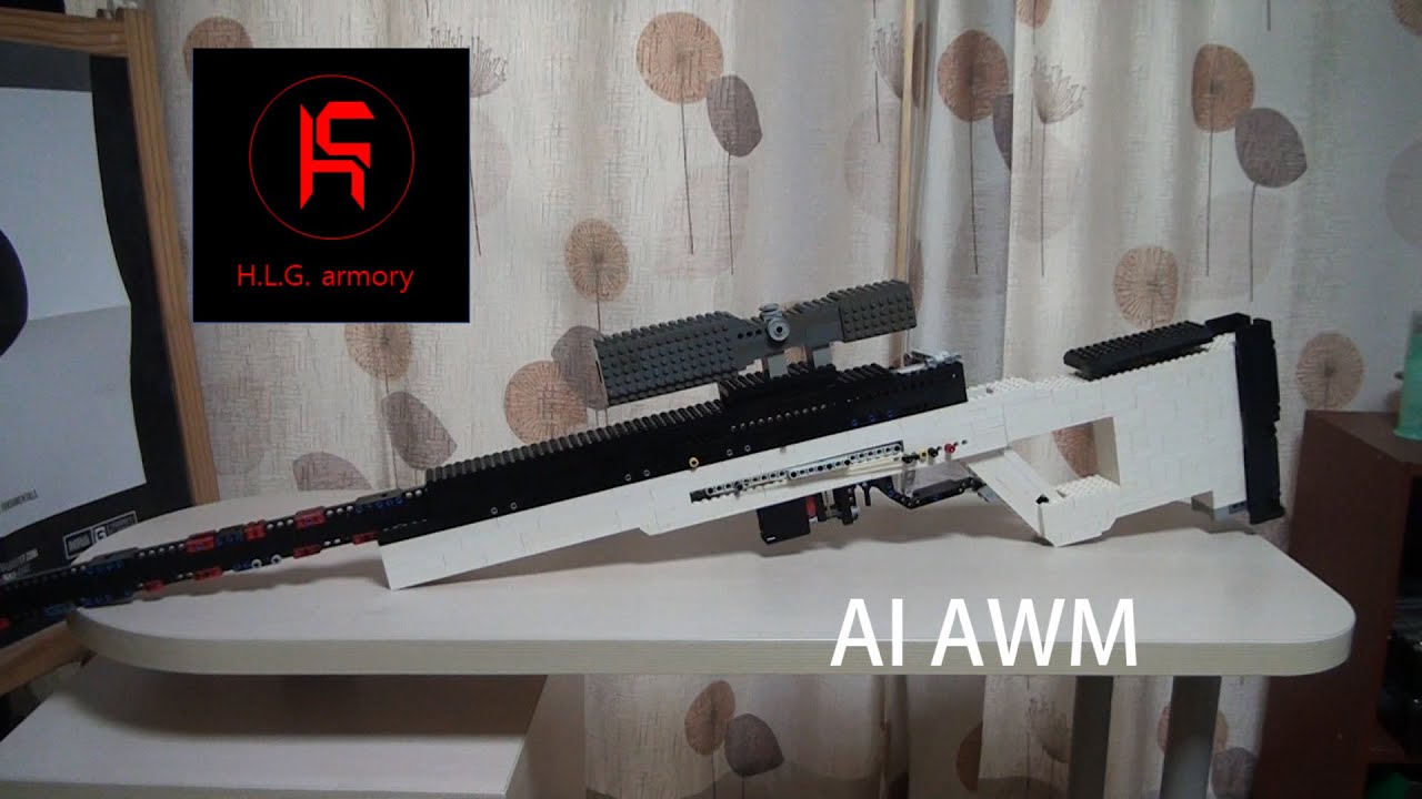 레고 총 - AWM / lego AWM - YouTube