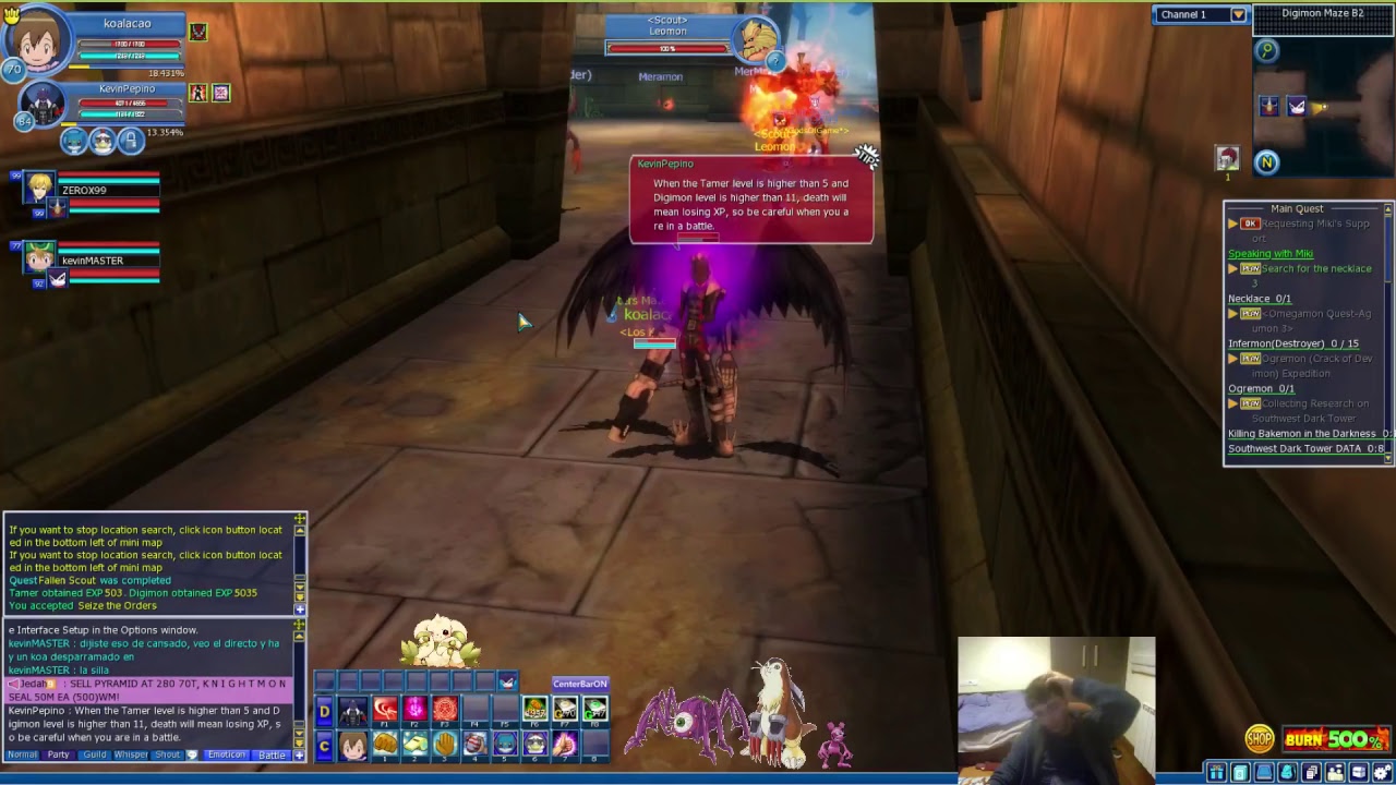 Digimon Masters Online | A por Infinite Mountain Dungeon - YouTube