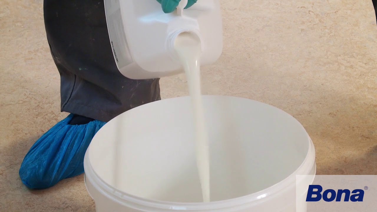 Linoleum Floor Amazing Clear Coat Renovation - YouTube