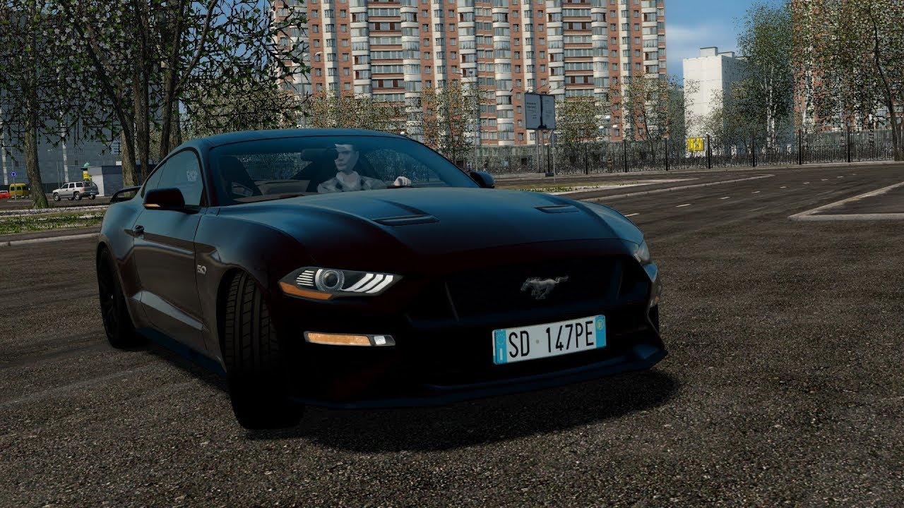 City Car Driving 1.5.9 Ford Mustang GT - YouTube