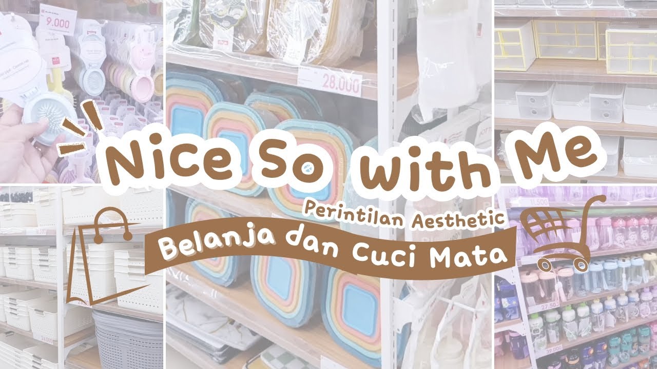 SHOPPING DI NICE SO‼️ BELANJA PERINTILAN DAN PRODUK #AESTHETIC # ...