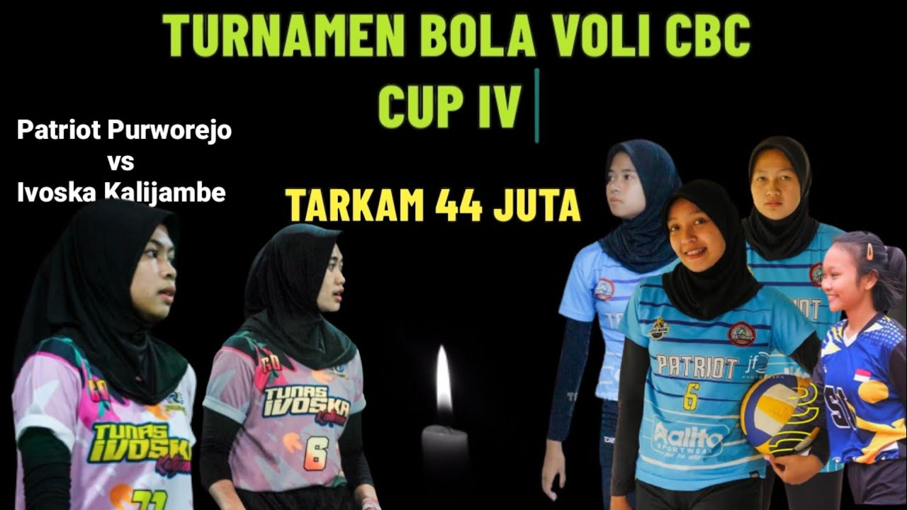 Bola Voli Putri. Seru saling adu spike keras. CBC CUP IV 2023. Ivoska ...