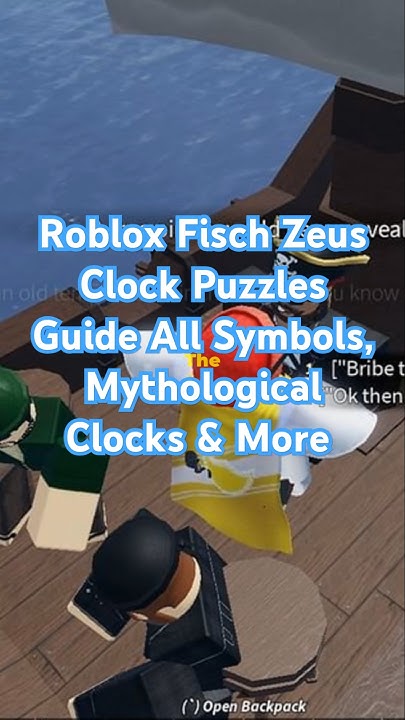 Roblox Fisch Zeus Clock Puzzles Guide All Symbols, Mythological Clocks & More #roblox # ...