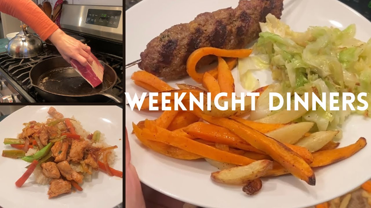 Mostly from scratch dinners | Cooking for my family of four - YouTube