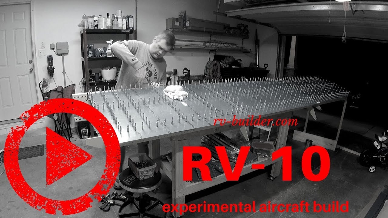 RV-10 | Wings | Right Wing Match Drilling | RV-Builder - YouTube
