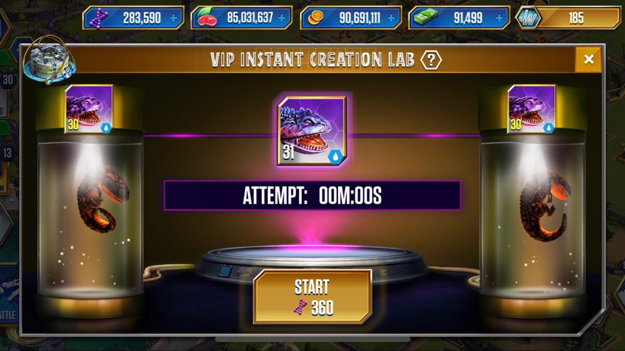 KOOLASAURUS EVO 4 - JURASSIC WORLD THE GAME - YouTube