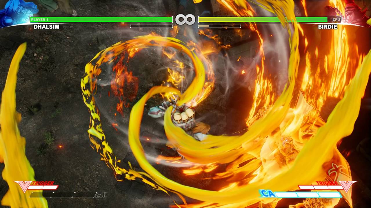 SFV: Dhalsim's Critical Art- Yoga Sunburst - YouTube