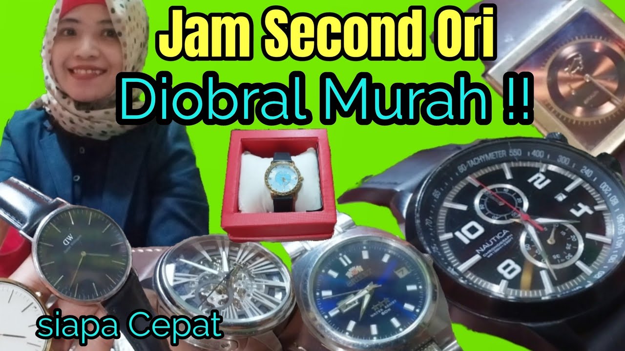 JAM SECOND ORIGINAL BANYAK PILIHAN MURAH MERIAH - YouTube