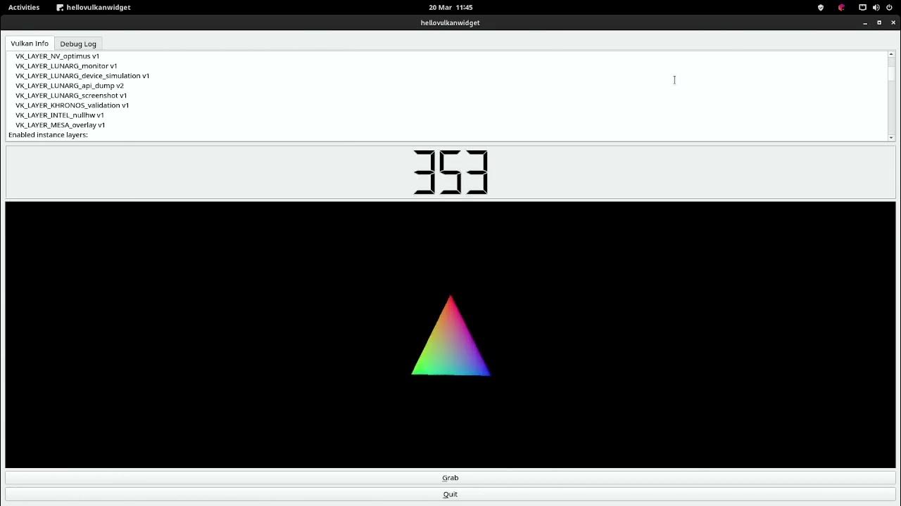 Qt Vulkan Widget Graphics Programming Games Club - YouTube