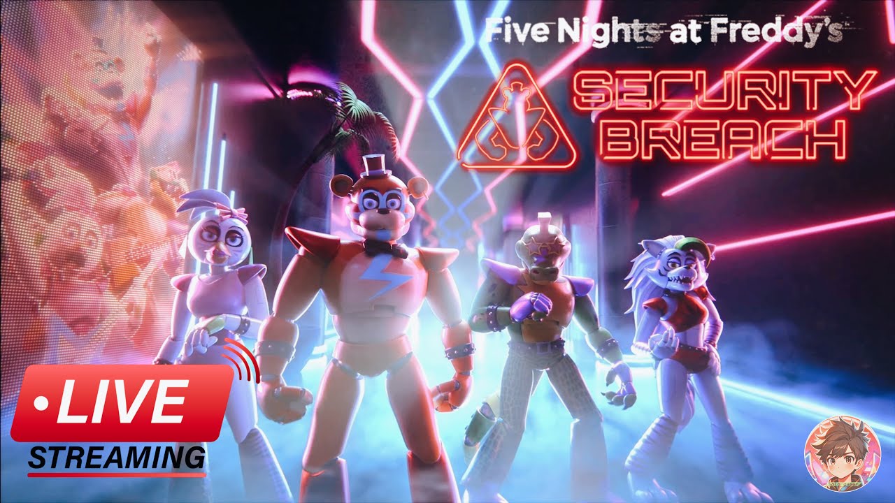 Beat Roxy with me in FNAF security Breach - LIVE - YouTube