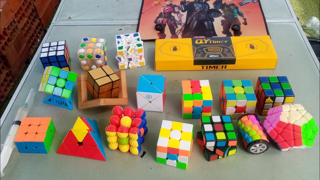 My entire collection of Rubik's cubes in *High Quality* - YouTube
