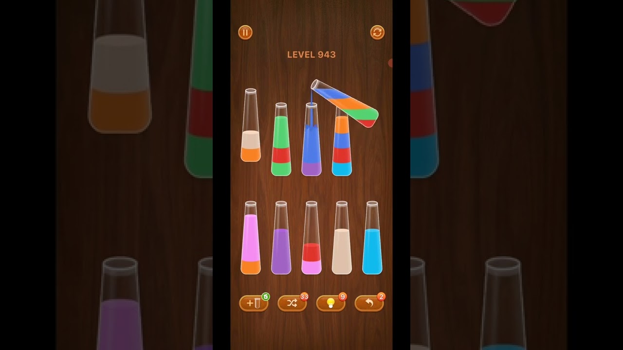 Sort Em All - Water Puzzle Level 943 - YouTube