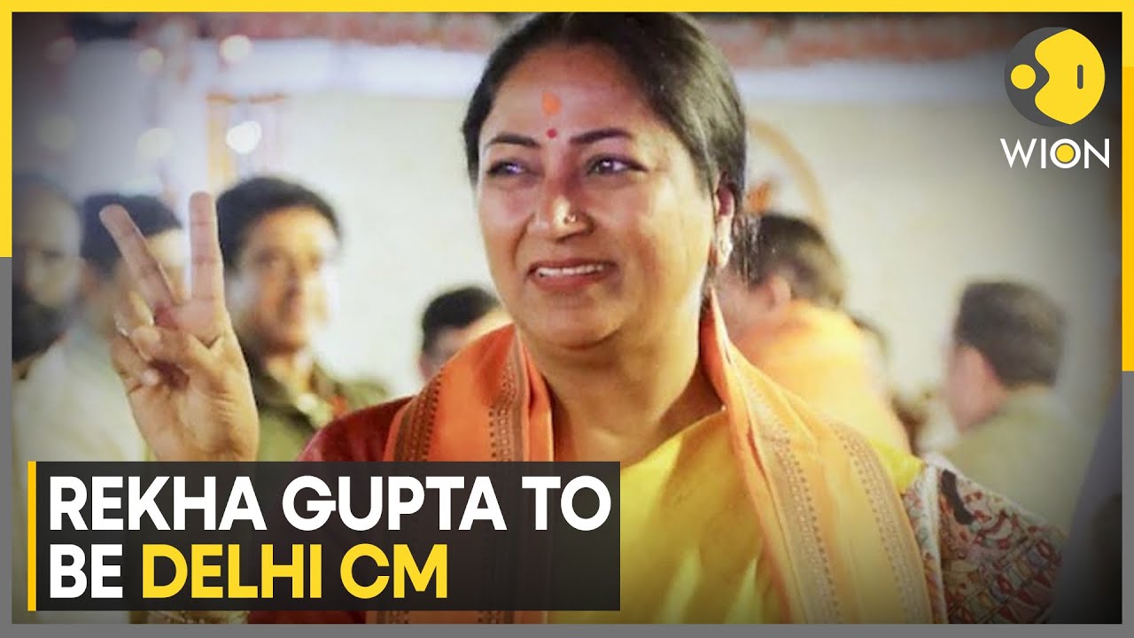 Delhi CM announcement: BJP Names Rekha Gupta As Next Delhi CM | World News | WION - YouTube