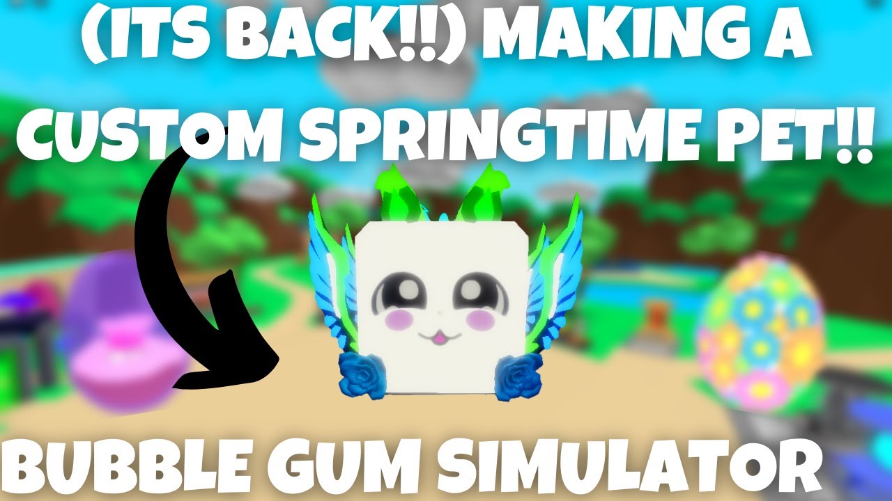 (ITS BACK!!) 🌸Making A Custom SPRING BGS PET!! Springtime Radiance ...