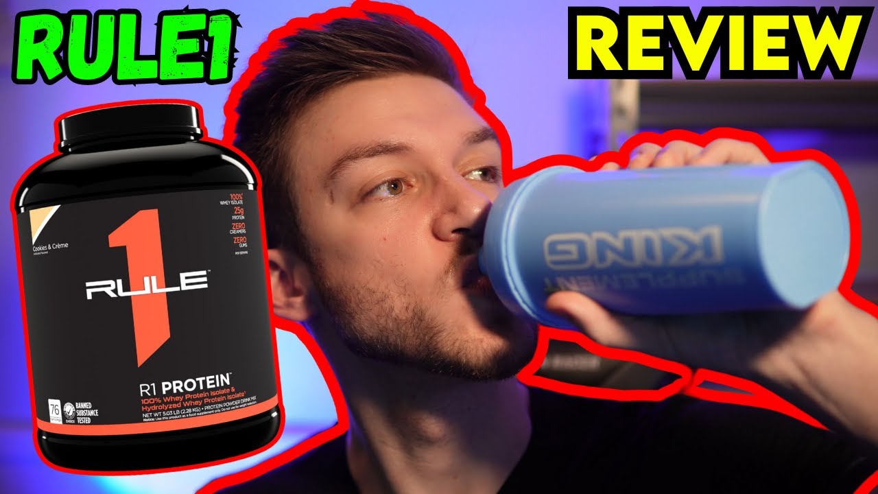 Rule One R1 Protein Cookies & Creme Review - YouTube
