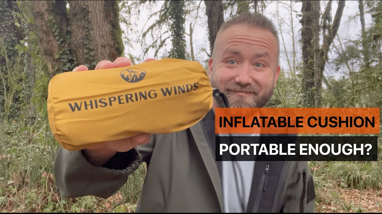 Whispering Winds Ultimate Comfort Unveiled: Large Dark Gold Inflatable Seat Cushion Overview ...