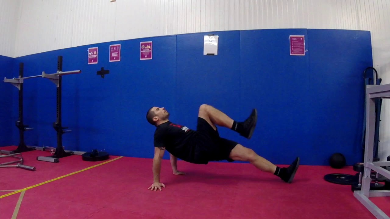 Reverse Plank Alternate March - YouTube