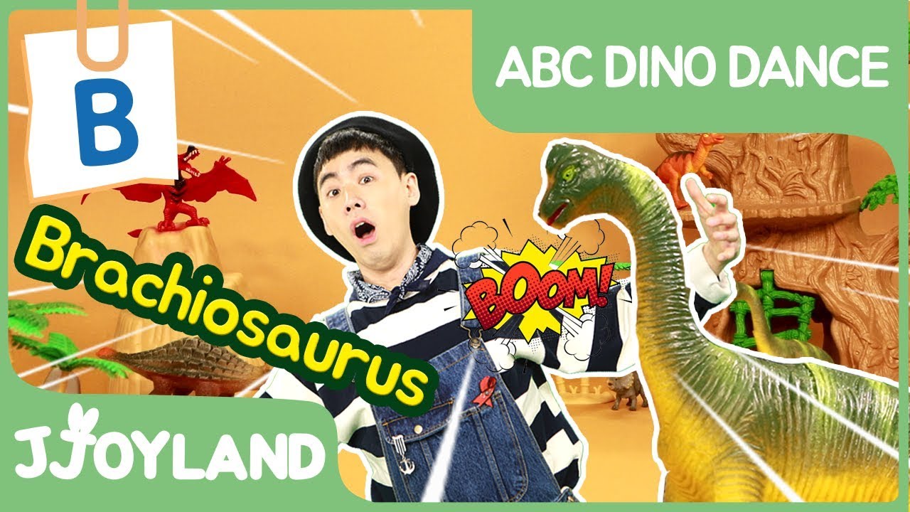 Dinosaur Dance | ABC DINO DANCE | Brachiosaurus | Nursery Rhymes & Kids ...