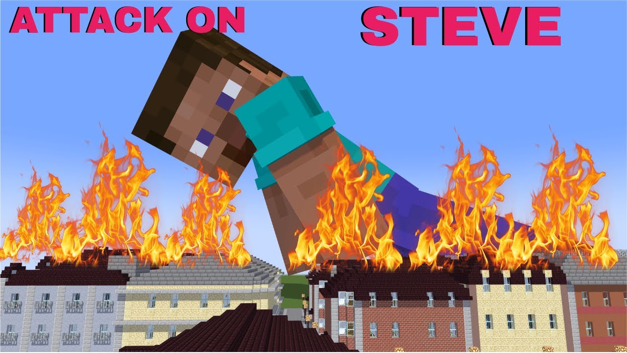 ATTACK ON STEVE！！！！！！ (MINECRAFT ANIMATION) #1 #anime #minecraft # ...