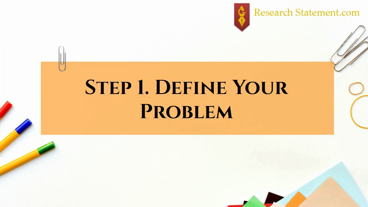Writing a Research Problem Statement in 3 Simple Steps - YouTube
