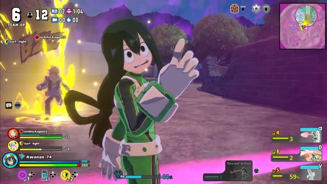 MY HERO ULTRA RUMBLE: Tsuyu Asui (Froppy) - YouTube