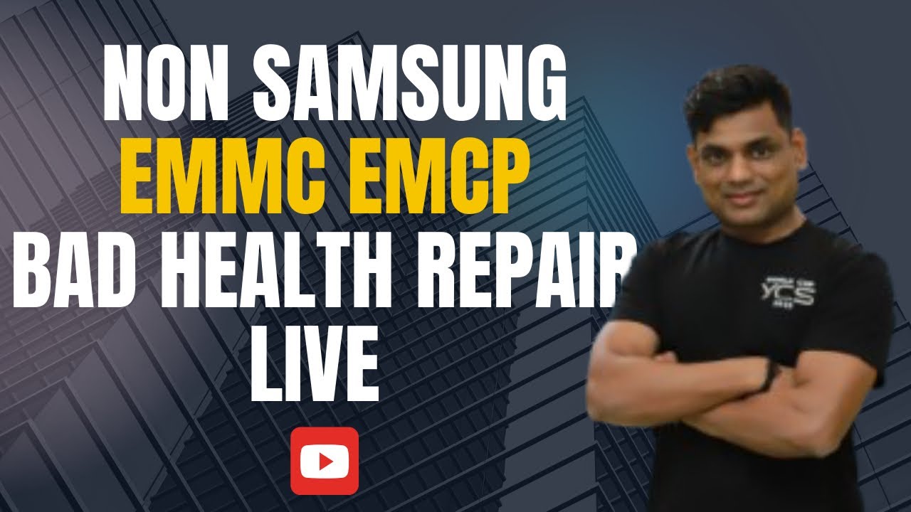 Non Samsung eMMC eMCP Bad Health Repair Trick with Easy JTAG Plus Box ...