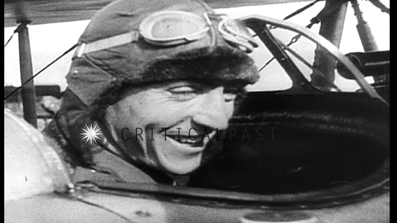 Eddie Rickenbacker and other American pilots and biplanes of the 94th ...