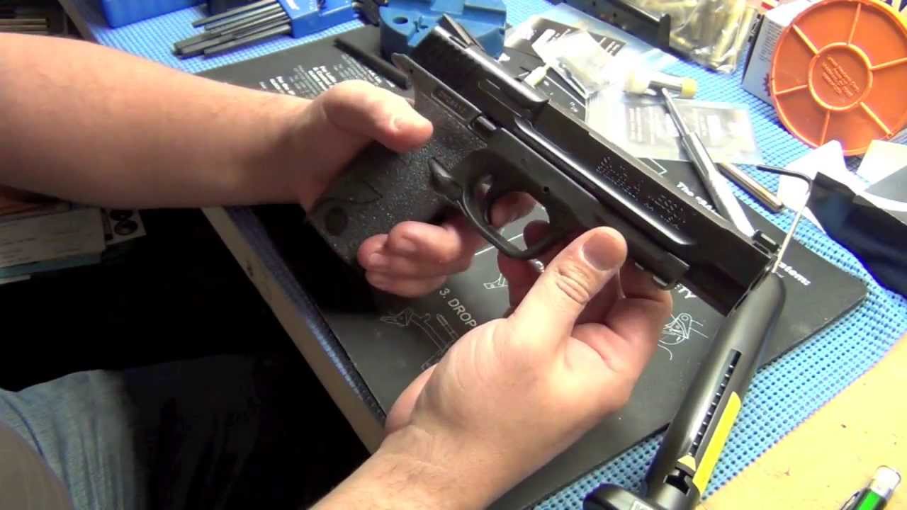 M&P Striker Block Install - YouTube