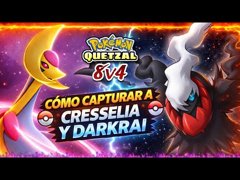 Cómo Capturar a Cresselia y Darkrai Fácil y Rápido | Guía Completa POKEMON QUETZAL ACTUALIZACION 8.4