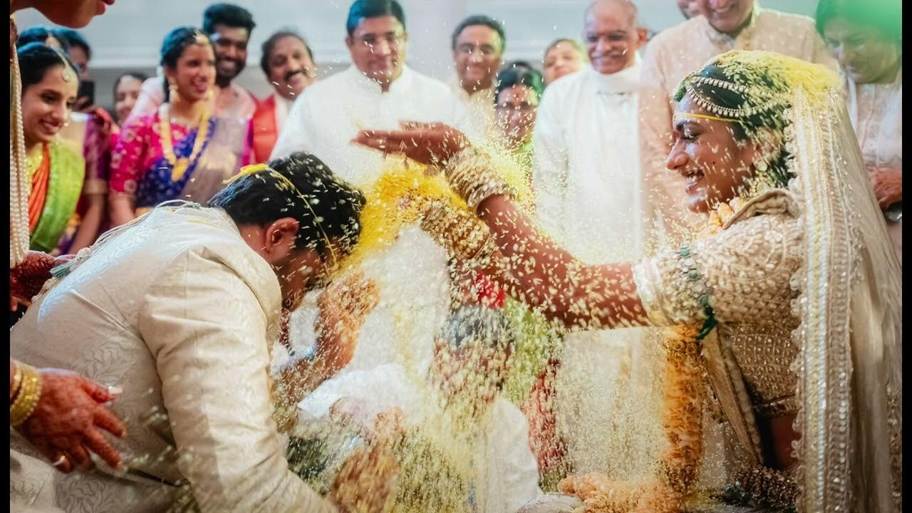 Glimpses of PV Sindhu’s Wedding with Venkata Datta Sai #pvsindhu # ...
