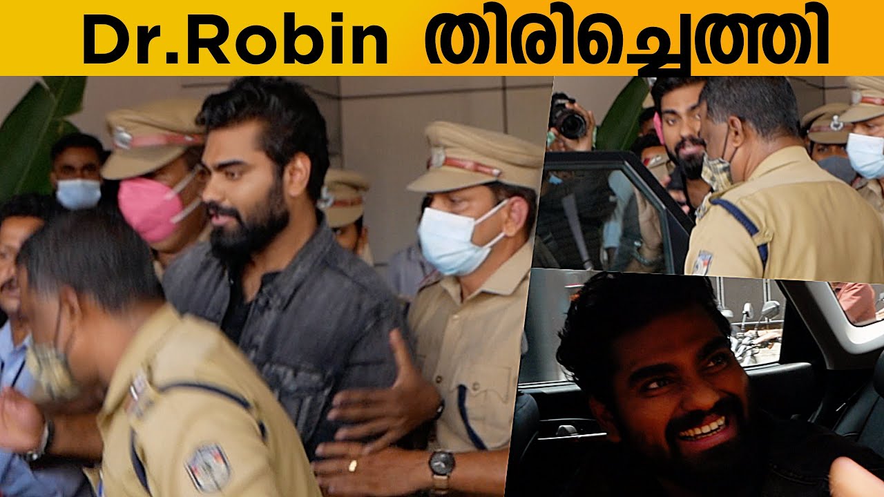 Dr.Robin തിരിച്ചെത്തി എയർപോർട്ടിൽ ജനസാഗരം Dr Robin Radhakrishnan At ...