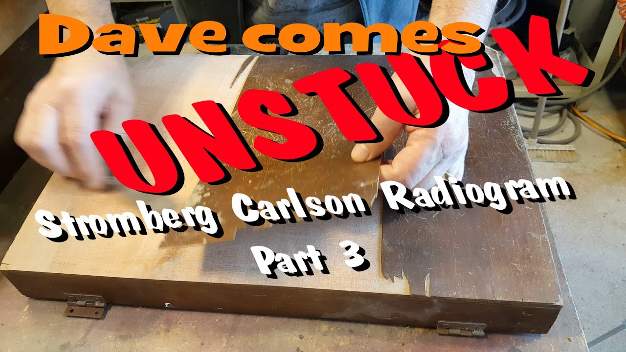 Stromberg Carlson Radiogram Part 3... The Cabinet - YouTube