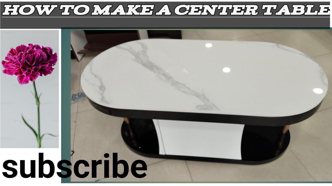The Process of Making a Wooden Centre Table Ocean Center Table - YouTube