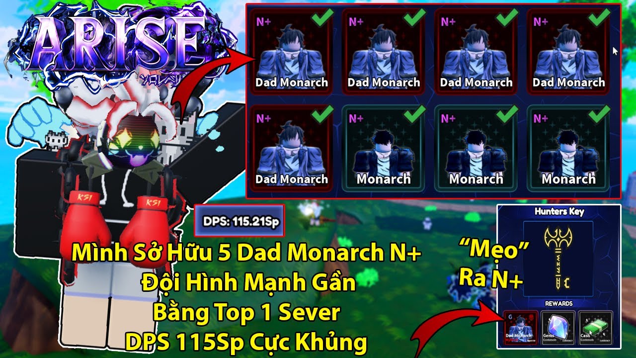 Arise Crossover | Mình Đã Sở Hữu 5 Dad Monarch N+ Với DPS 115Sp Cực ...