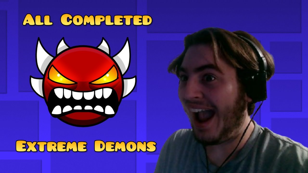 All My Completed Extreme Demons Ranked - YouTube