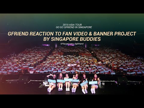 GFriend Reaction to Fan Video and Banner Project by Singapore Buddies