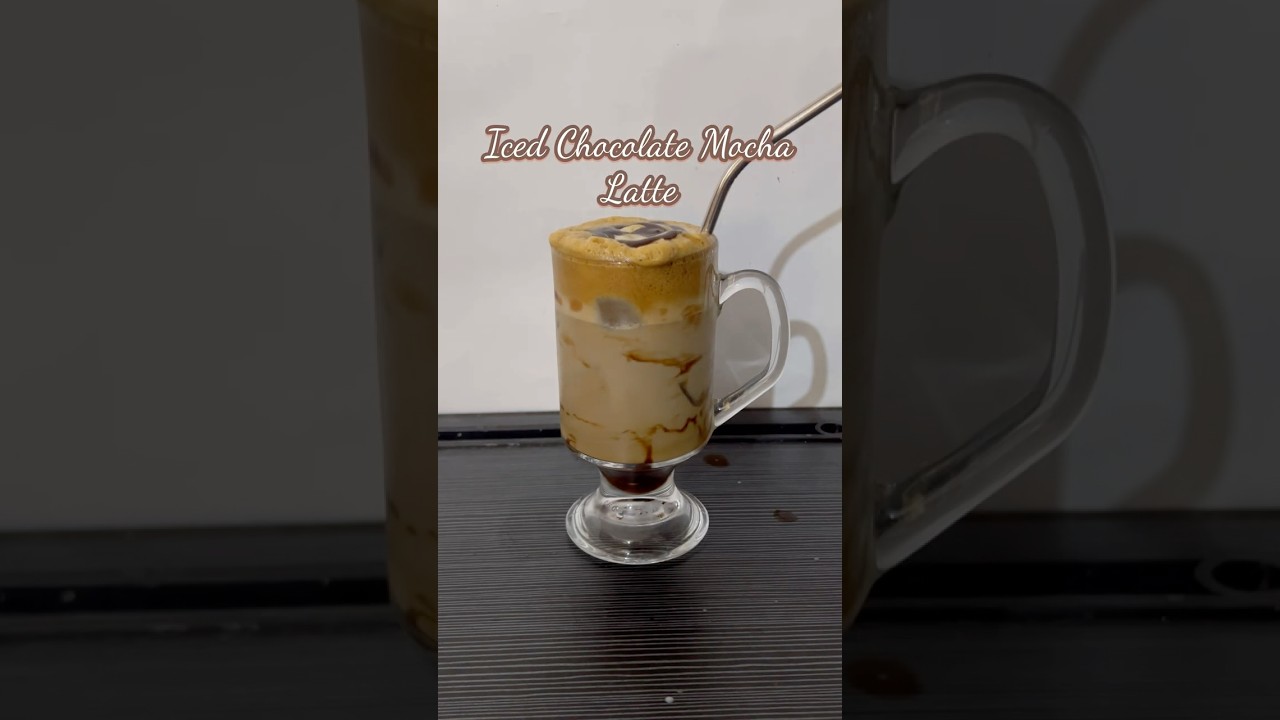 Creamy Iced Chocolate Mocha Latte - sweet, frothy, and chocolate-loaded ...
