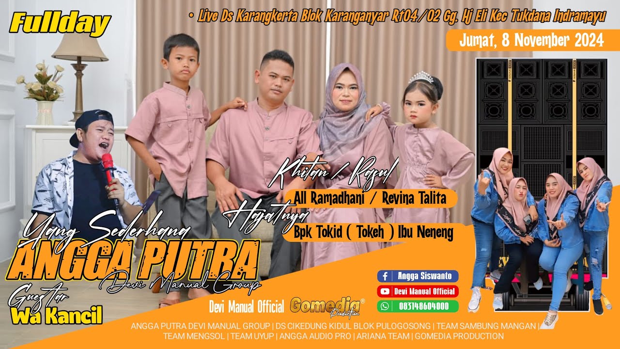 LIVE NGARAK ( FULDAY ) YANG SEDERHANA ANGGA PUTRA | SHOW DS KARANGKERTA ...