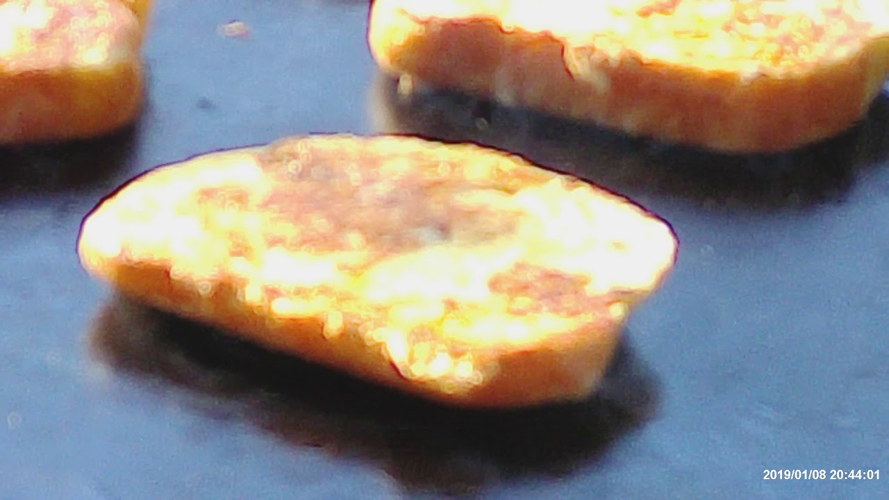 french toast on the flat top - YouTube