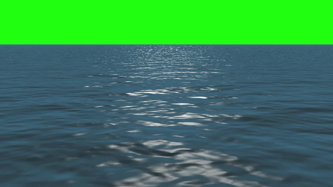 Ocean Open Sea - Green Screen Animation - YouTube