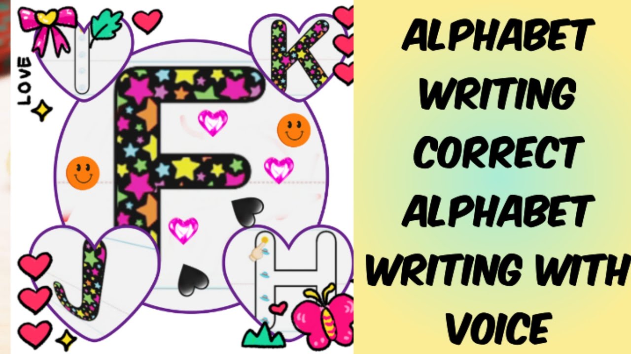 correct alphabet writing #alphabet writing #alphabet writing sequence ...