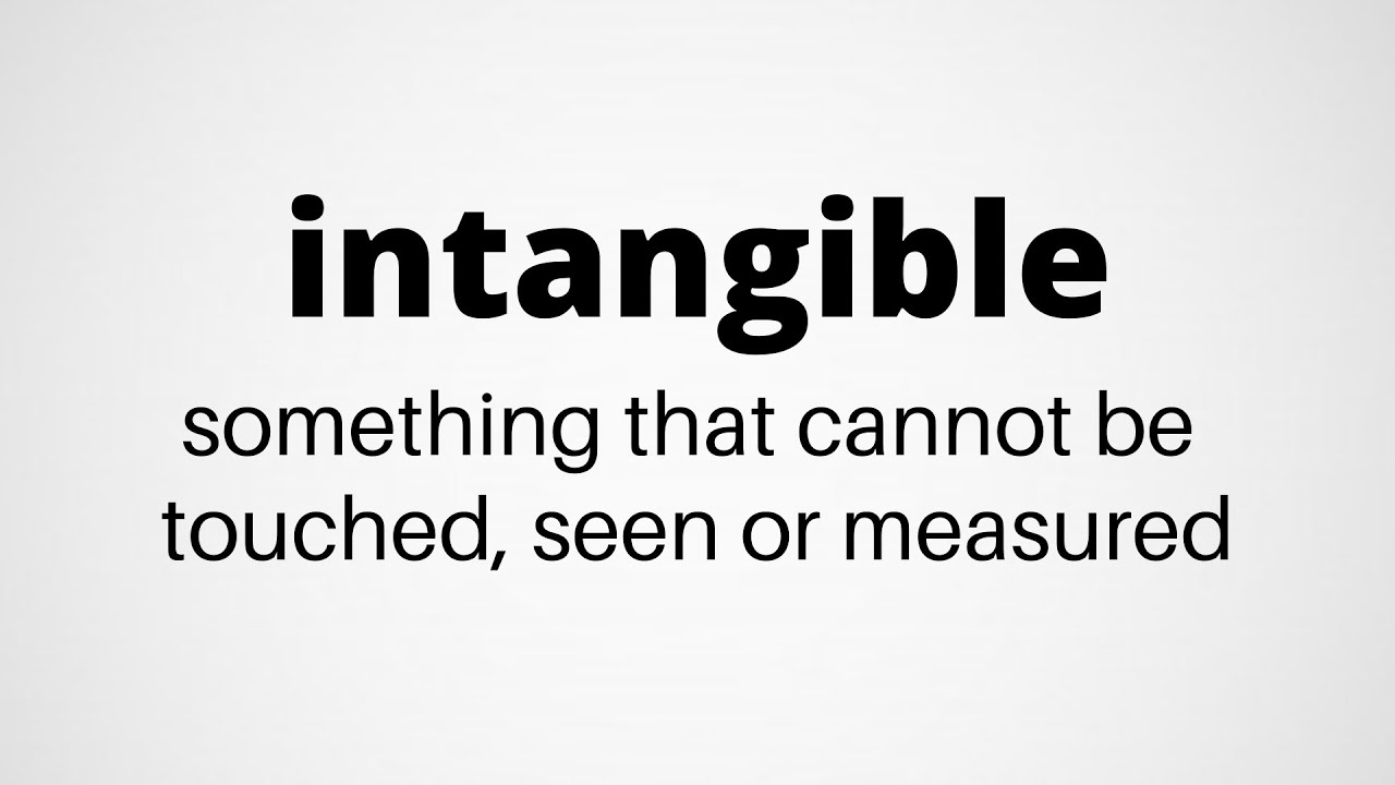 meaning of the word intangible | intangible शब्द का अर्थ - YouTube