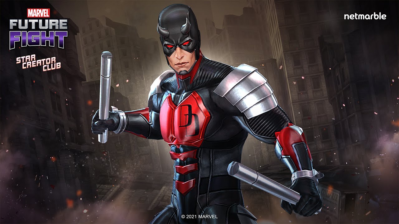 MARVEL FUTURE FIGHT - DAREDEVIL NUEVO UNIFORME (ESTA BRUTAL!!!) - YouTube
