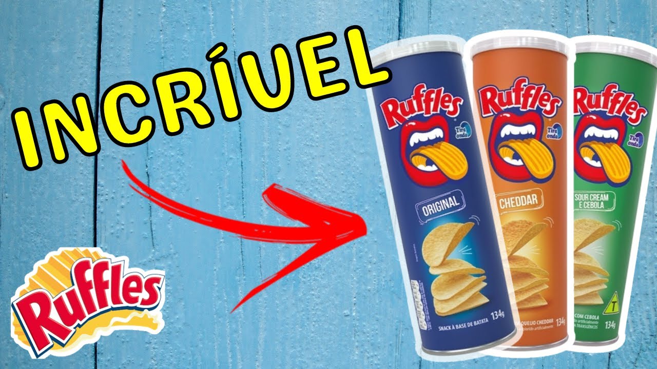 EXPERIMENTEI AS NOVAS RUFFLES EM LATA - YouTube